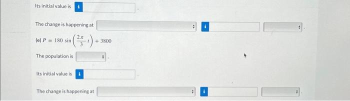 The following formulas give animal populations as | Chegg.com