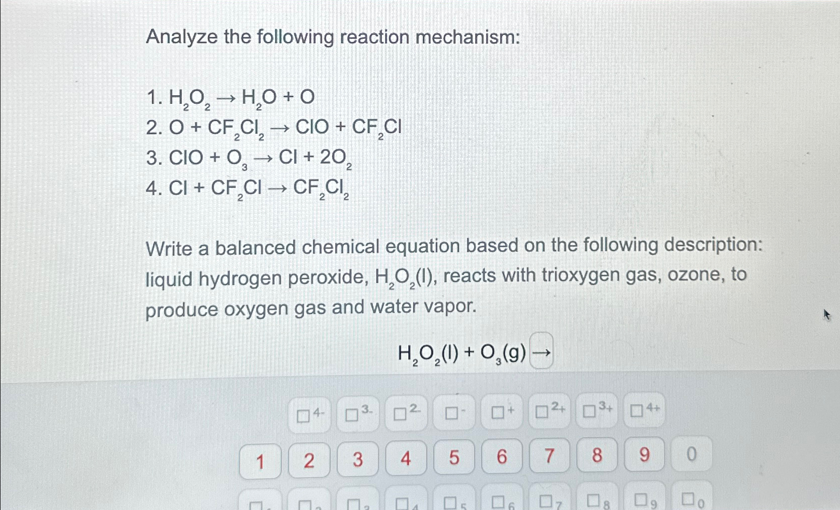 Solved Analyze the following reaction | Chegg.com