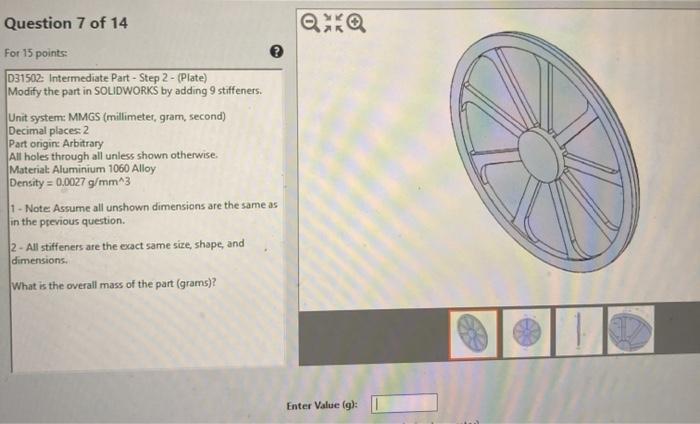 Solved Question 7 of 14 For 15 points: D31502: Intermediate | Chegg.com