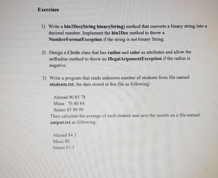 Computer Science Department (Laboratory Work Book for | Chegg.com