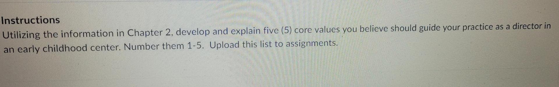 Solved InstructionsUtilizing the information in Chapter 2, | Chegg.com