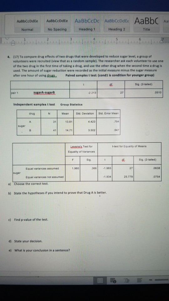 Solved AaBbCcDdEe AaBbCcDdEe AaBbccDc AaBbceDdEe AaBbc Аа | Chegg.com