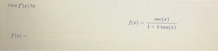Solved Differentiate: Y(u)=(u−2+u−3)(u5+8u2)f(x)=x3tan−1(8x) | Chegg.com