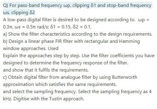 Solved I want to solve a question using Matlab | Chegg.com