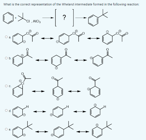 Solved What is the correct representation of the Wheland | Chegg.com