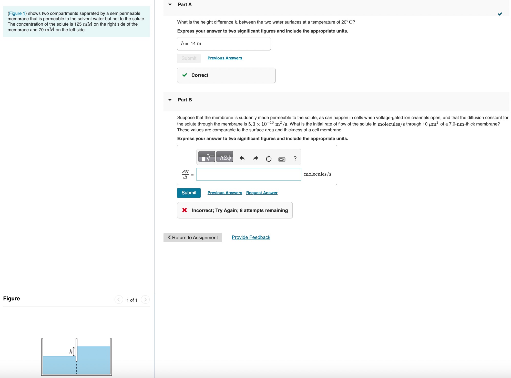 Solved I NEED PART B ONLYOK--so I keep getting this wrong. | Chegg.com