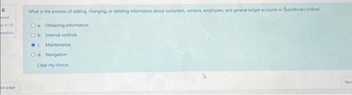 Solved What is the process of adding, changing, or deleting | Chegg.com
