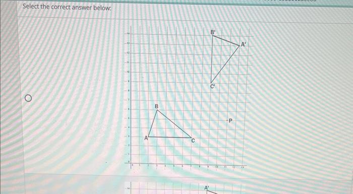 Solved Rotate the triangle ABC clockwise 90 degrees around | Chegg.com