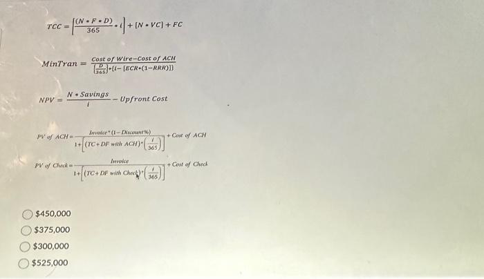 Solved Use the following values to calculate the collected | Chegg.com