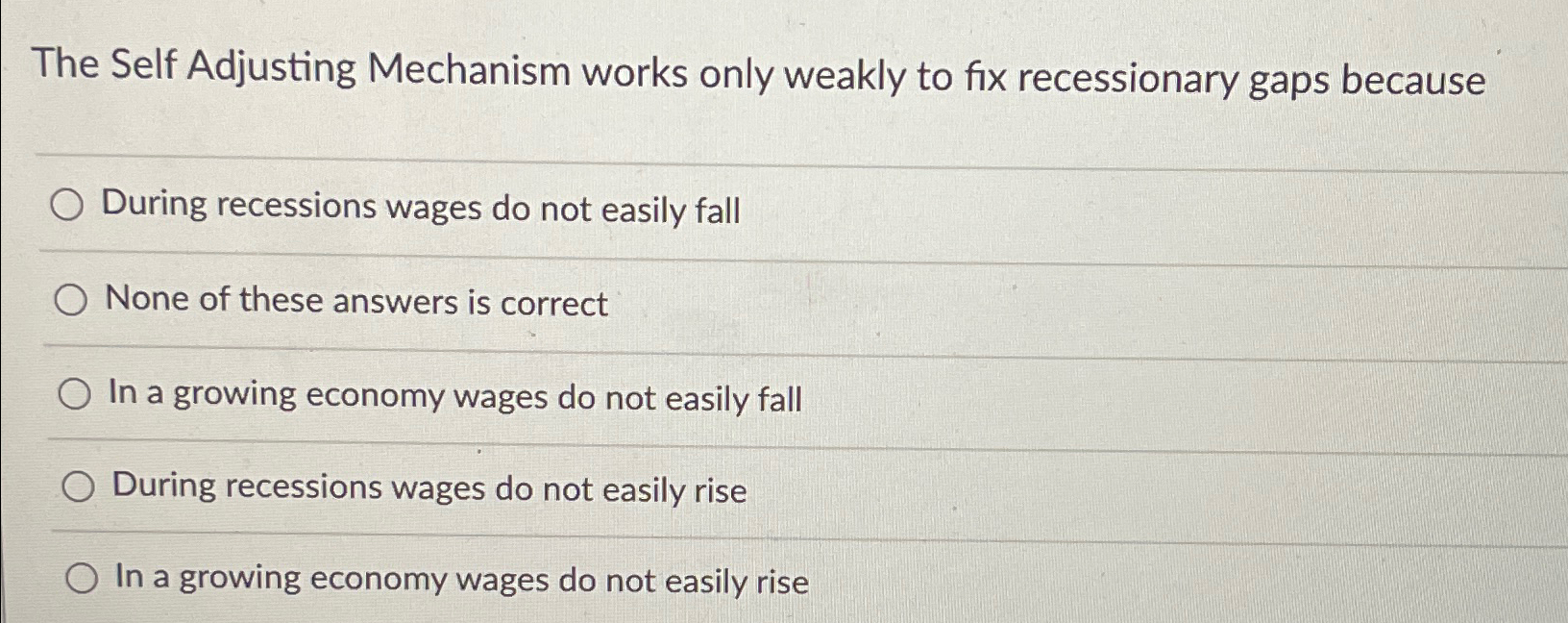 Solved The Self Adjusting Mechanism works only weakly to fix | Chegg.com