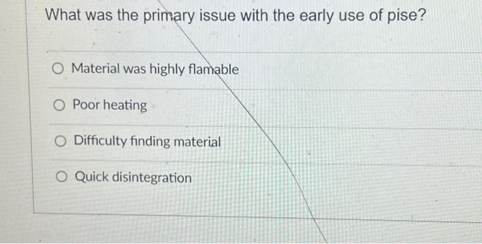 What was the primary issue with the early use of | Chegg.com