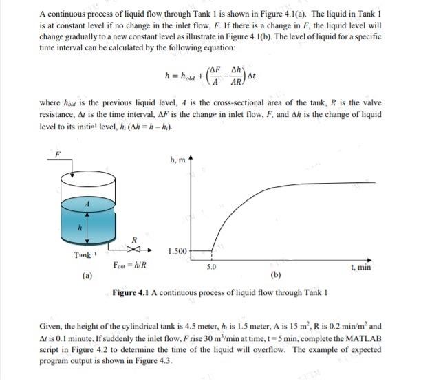 Solved % liqlevel is a program to determine the liquid level | Chegg.com