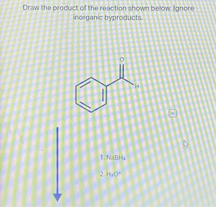Solved Draw the product of the reaction shown below. Ignore | Chegg.com