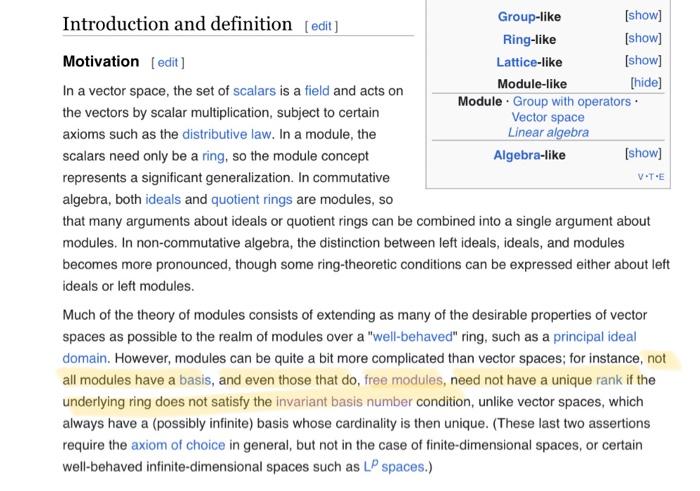 Solved Introduction and definition [edit] Motivation [edit] | Chegg.com