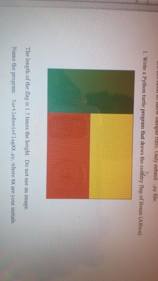 Solved U TULI O Sow sample runs. Only submit -py file. 1. | Chegg.com