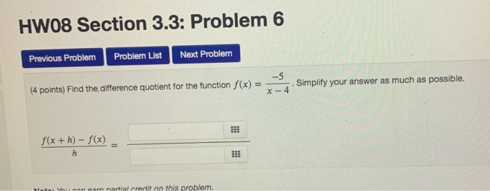 Solved HW08 Section 3.3: Problem 6 Previous Problem Problem | Chegg.com Solved HW08 Section 3.3: Problem 6 Previous Problem Problem | Chegg.com