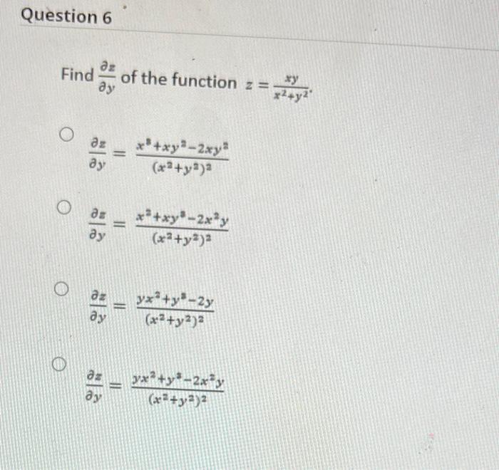 Solved Let f(x,y)=4x2−2y+7x4y5. Find ∂x∂y∂2f −2+35x4y4 | Chegg.com