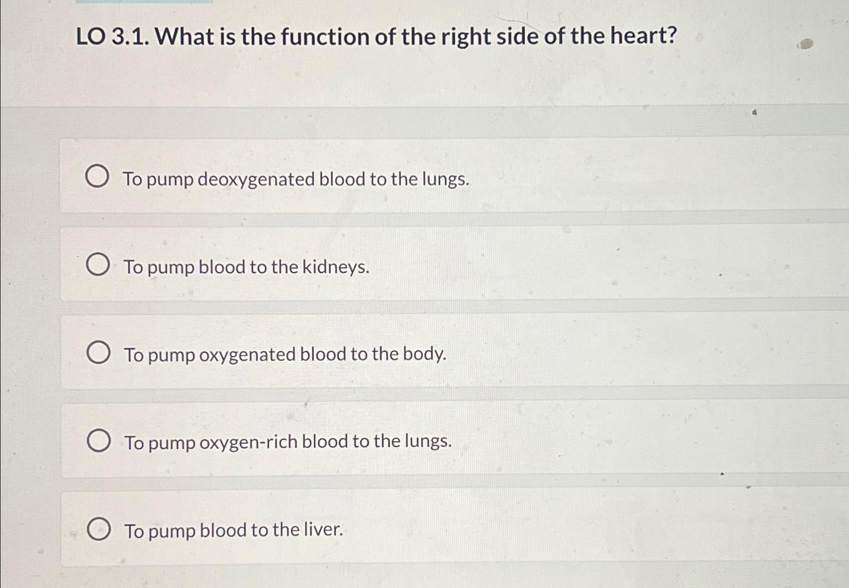 Solved LO 3.1. ﻿What is the function of the right side of | Chegg.com