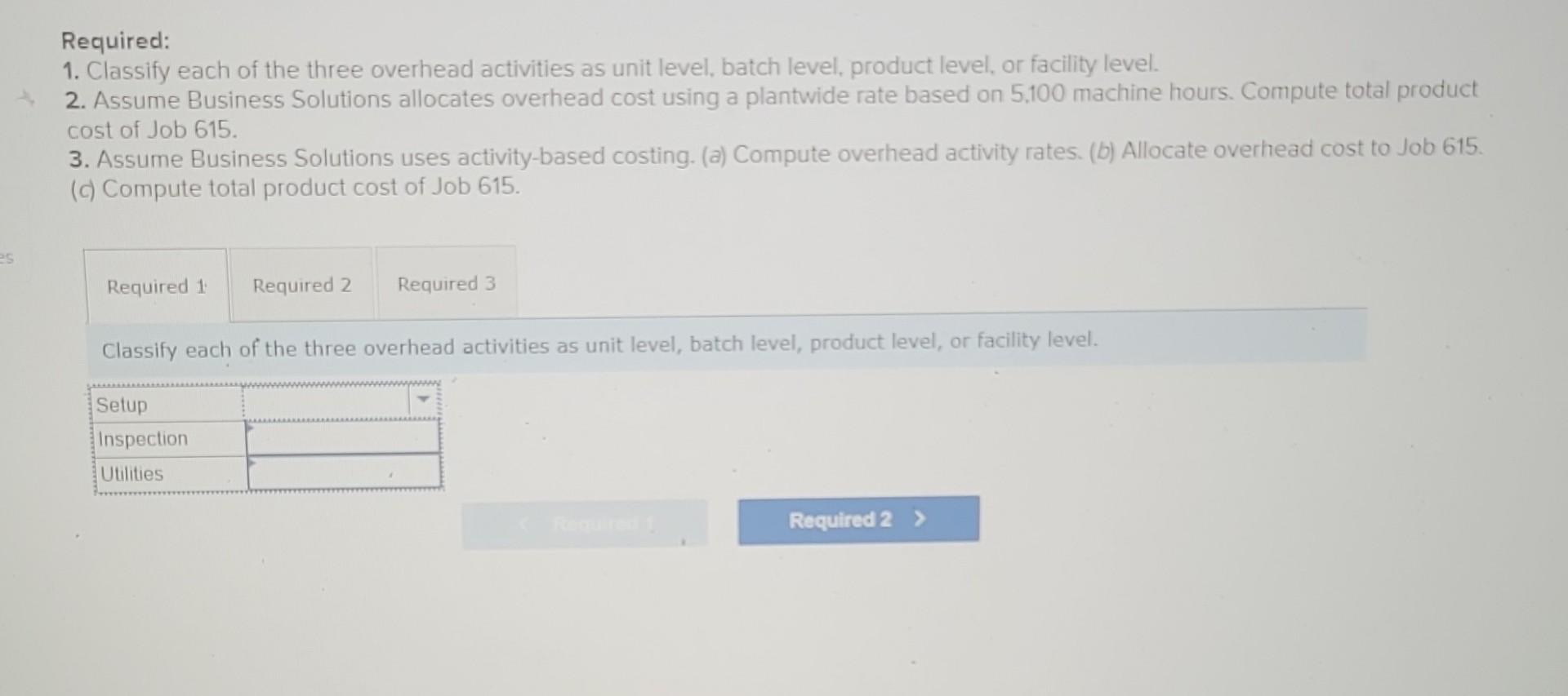 Solved After reading an article about activity-based costing | Chegg.com