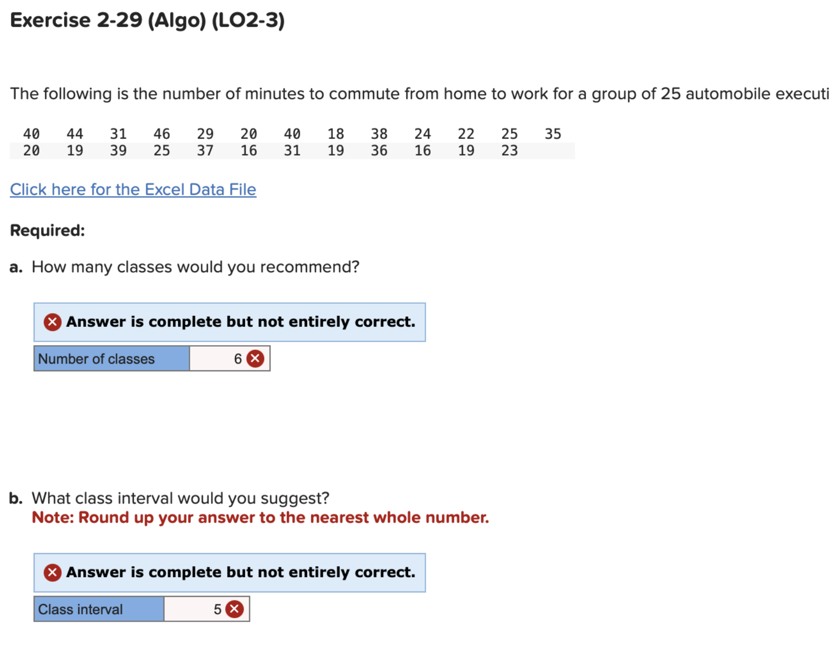 Solved Exercise 2-29 (Algo) (LO2-3) ﻿The following is the | Chegg.com