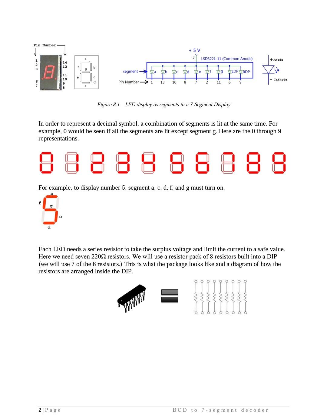 Solved Binary Coded Decimal Bcd To 7 Segment Decoder