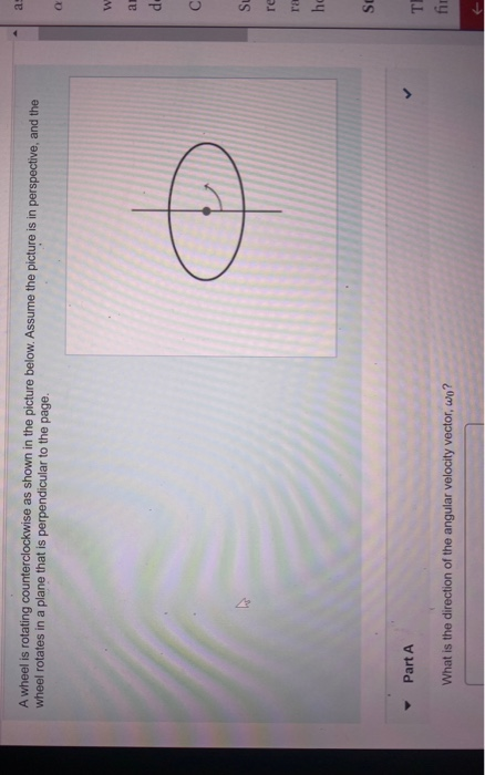 Solved A wheel is rotating counterclockwise as shown in the | Chegg.com