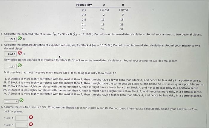 Solved b) Calculate the standard deviation of expected | Chegg.com