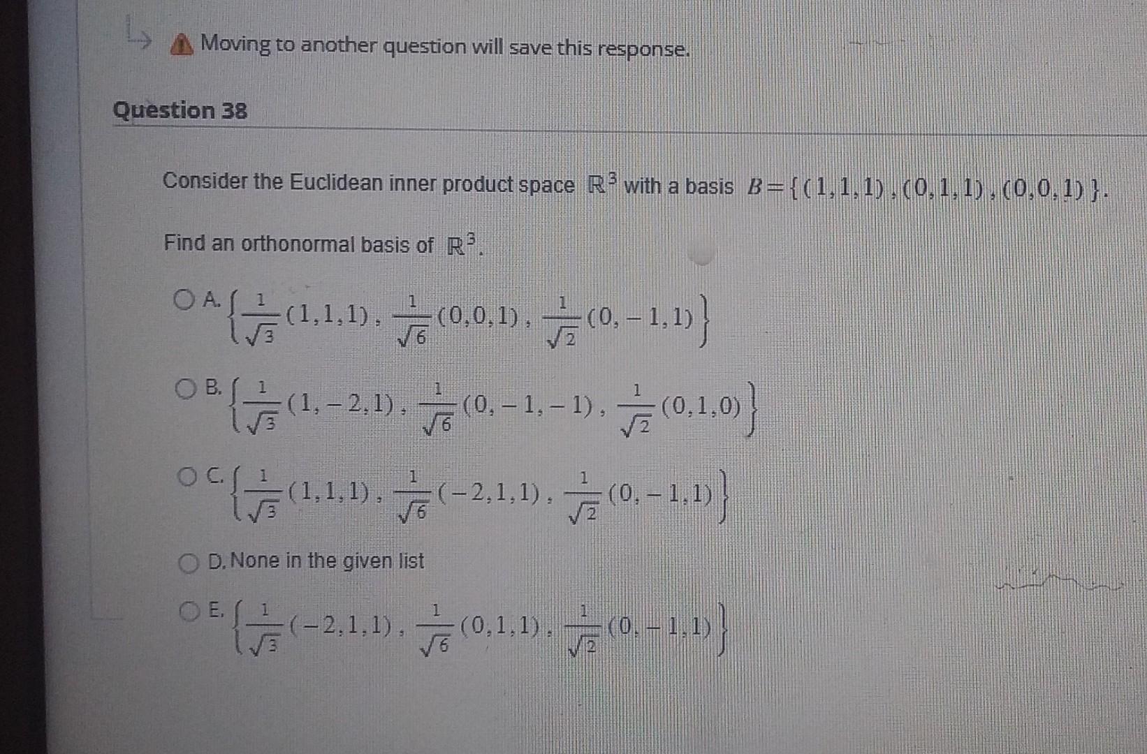 Solved Moving to another question will save this response. | Chegg.com
