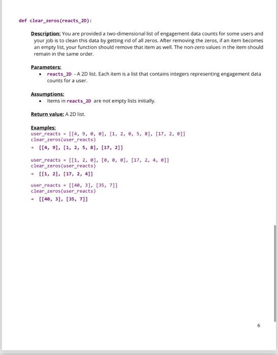 Solved form_reactions_1ist(react_dict1, react_dict2): | Chegg.com