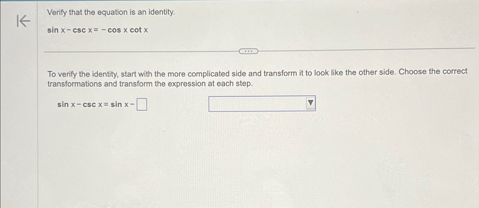 Solved Verify that the equation is an | Chegg.com