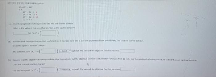 Solved Conaiale toe fopowiry lintar program. kenvex + 17r | Chegg.com