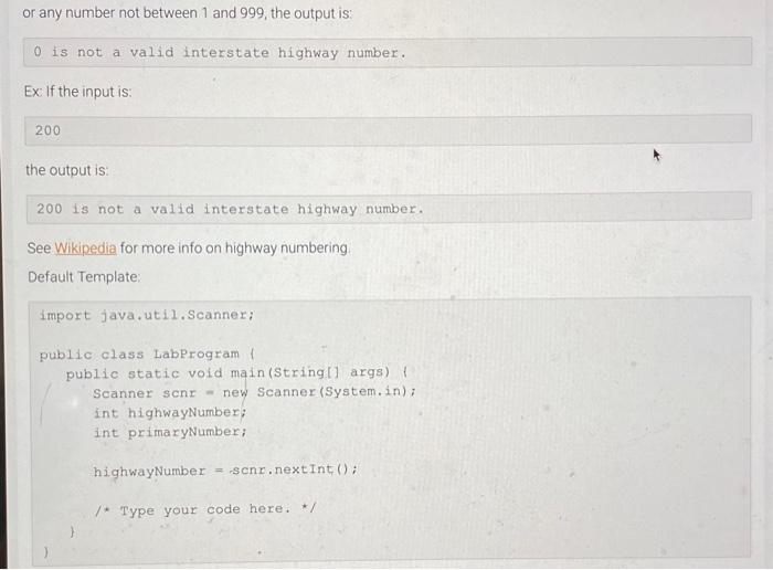 Solved Primary U.S. interstate highways are numbered 1.99. | Chegg.com