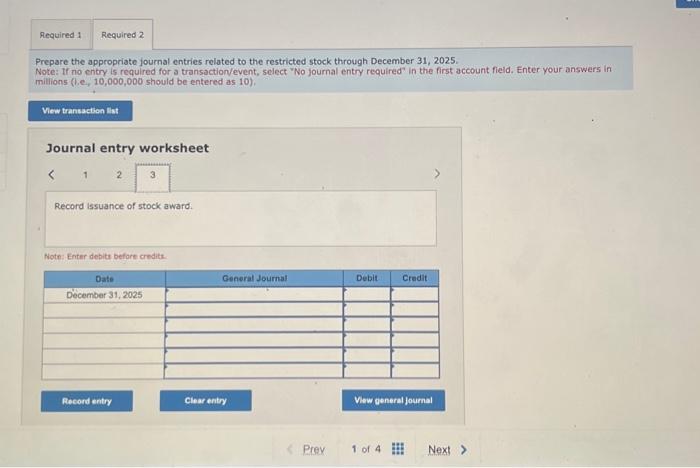 Solved Prepare the appropriate journal entries related to | Chegg.com