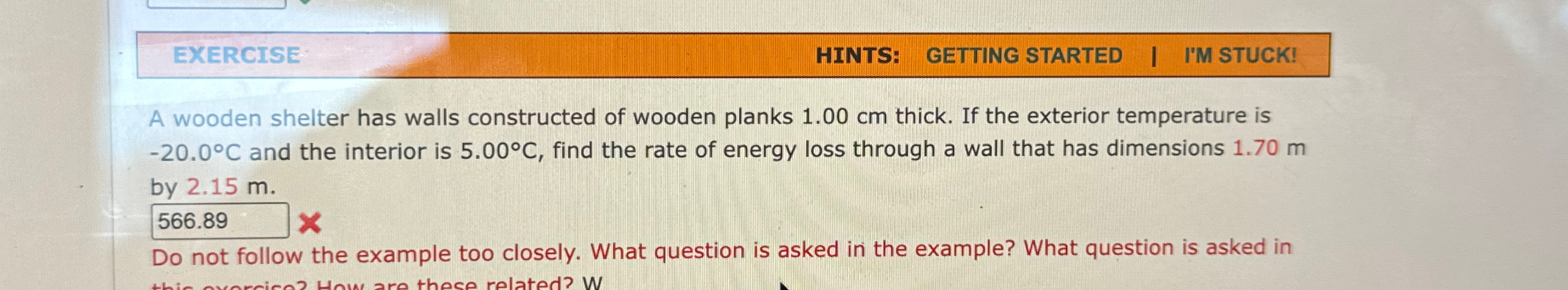 Solved EXERCISEHINTS:GETTING STARTEDI'M STUCK!A wooden | Chegg.com