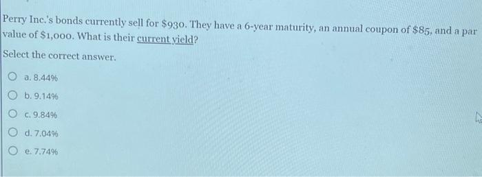 Solved McCurdy Co.'s Class Q bonds have a 12-year maturity, | Chegg.com