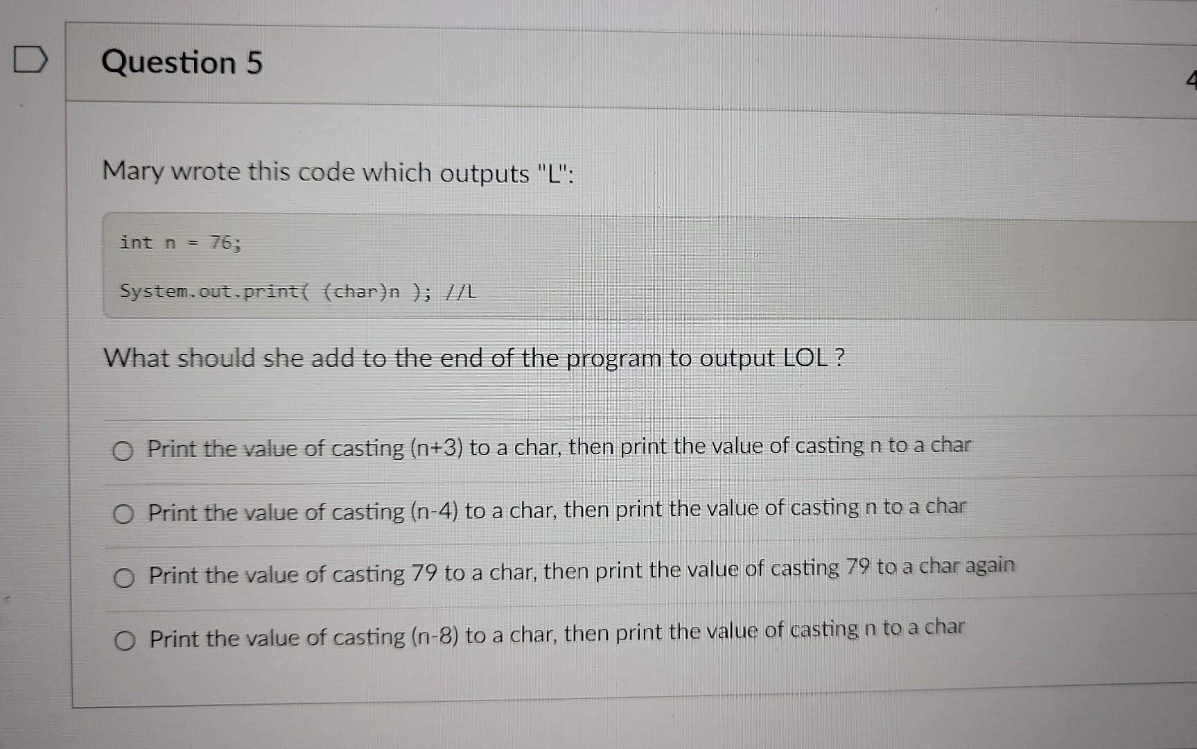 Solved The random() method is in which built-in Java class? | Chegg.com