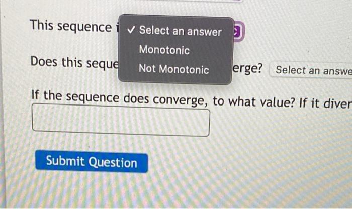 Solved Given the sequence an = 9n2 + 2 n2 + 8 This sequence | Chegg.com