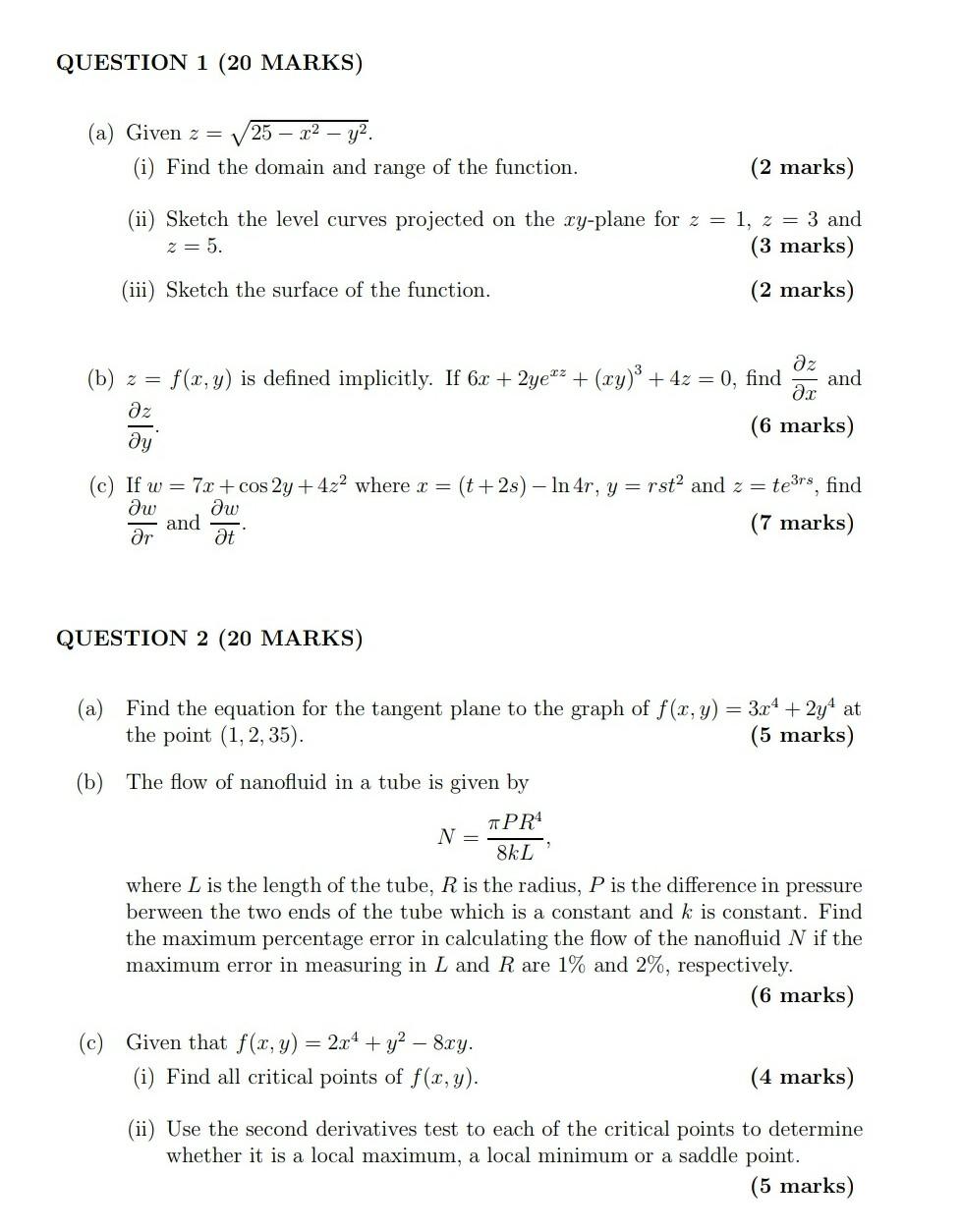 Solved Degree in Mechanical Engineering Subject : | Chegg.com