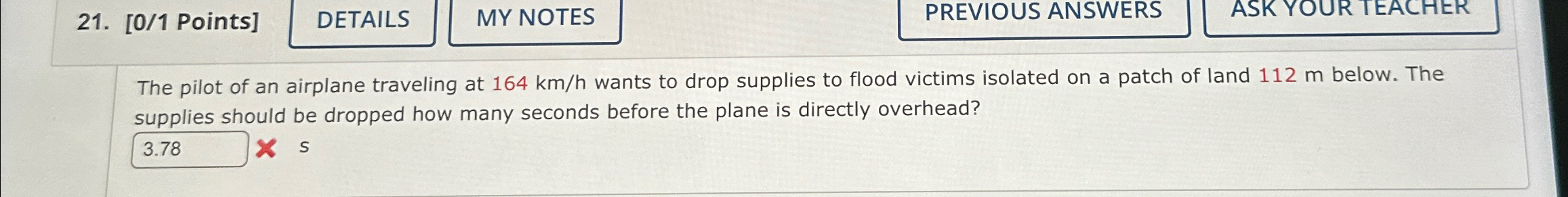Solved [0/1 ﻿Points]PREVIOUS ANSWERSASK YOUR TEACHERThe | Chegg.com