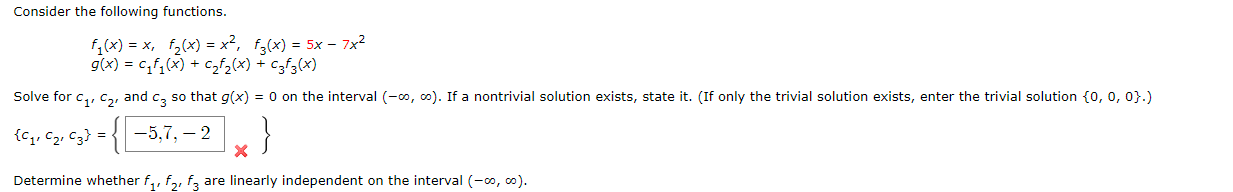 Solved Consider the following | Chegg.com