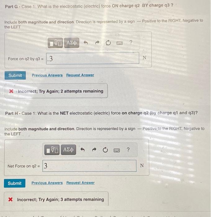 Solved Learning Ojective - Electric Force in a system of | Chegg.com