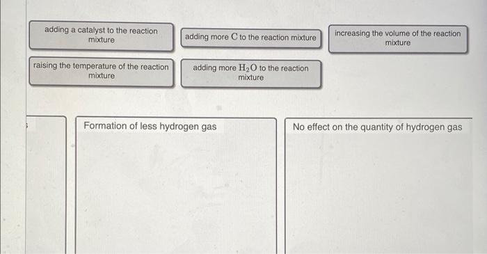Solved clable Coal can be used to generate hydrogen gas (a | Chegg.com