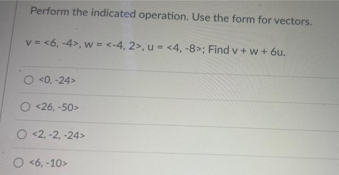 Solved Perform the indicated operation. Use the form for | Chegg.com