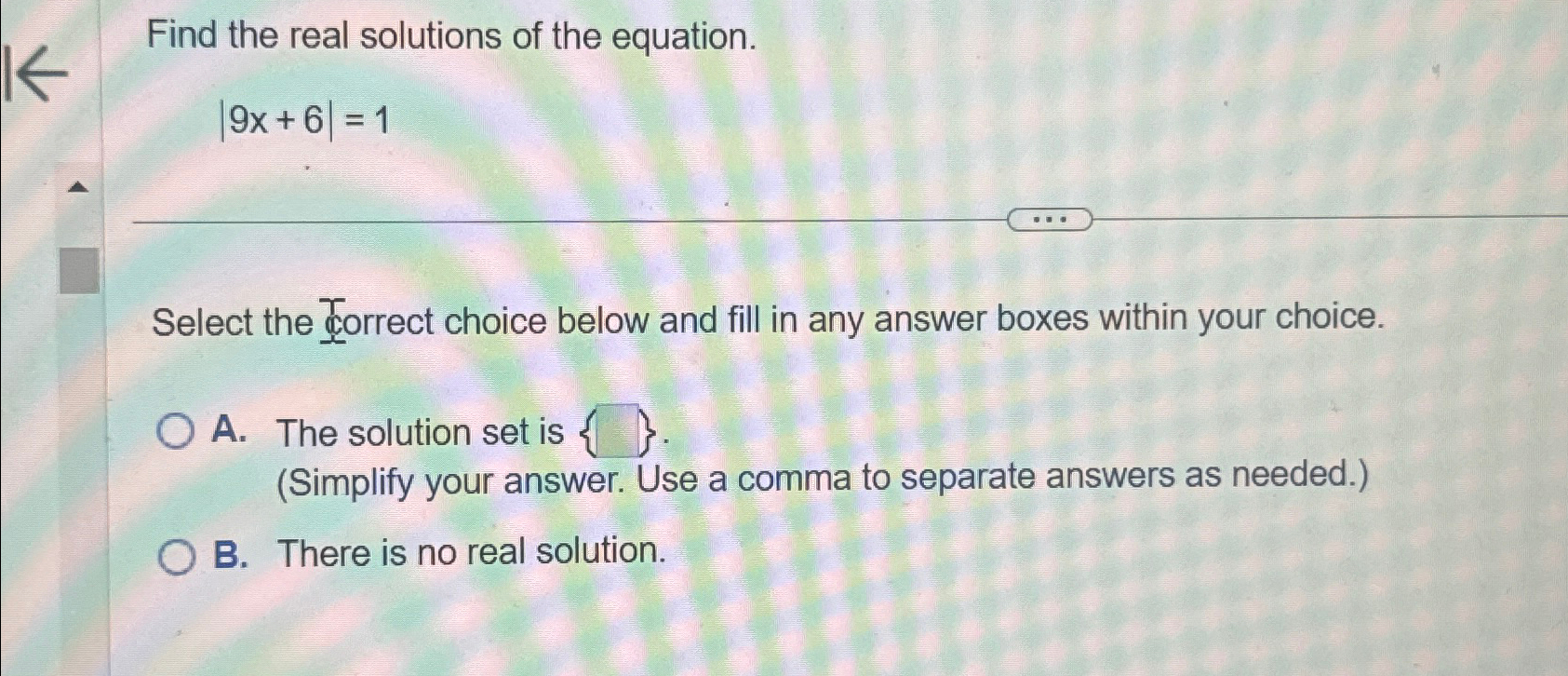 Solved Find the real solutions of the | Chegg.com