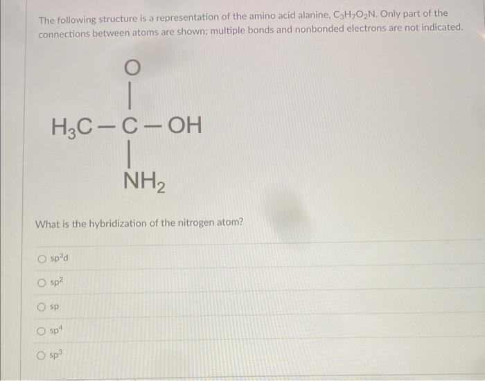 Solved The following structure is a representation of the | Chegg.com