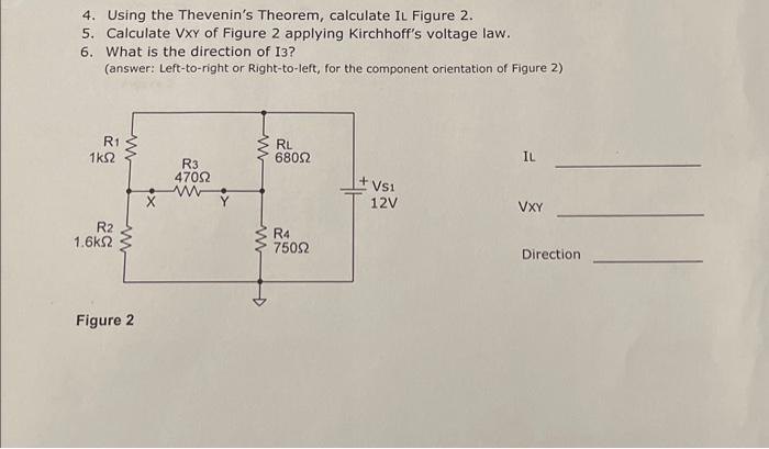 Solved 4. Using the Thevenin's Theorem, calculate IL Figure | Chegg.com