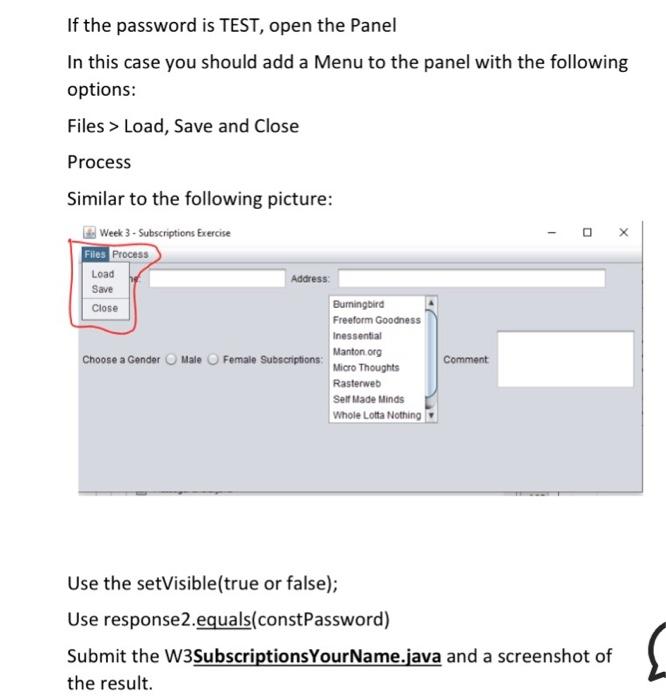 Solved create a new file in the project with the name W3 | Chegg.com