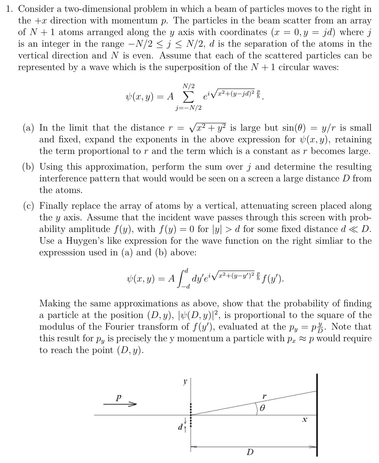 Solved This is a graduate-level quantum mechanics problem. | Chegg.com
