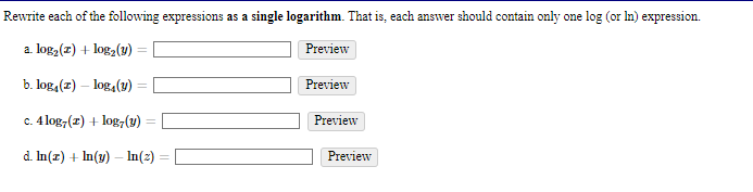 Solved |Rewrite each of the following expressions as a | Chegg.com
