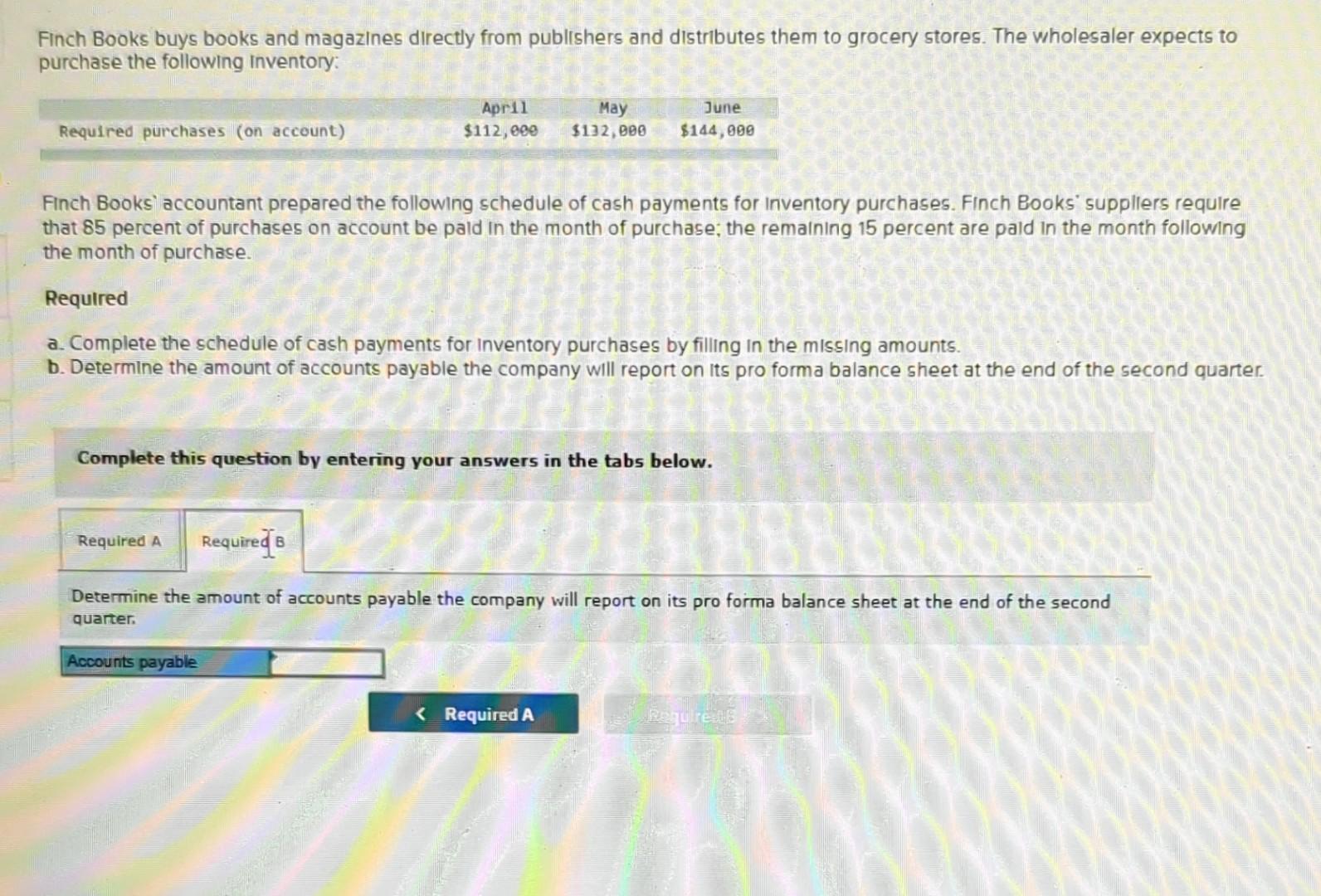 Solved Finch Books buys books and magazines directly from | Chegg.com